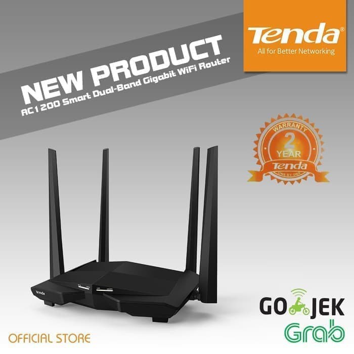 TENDA AC10U ROUTER - AC1200 MU-MIMO DUAL BAND GIGABIT WiFi | Shopee ...