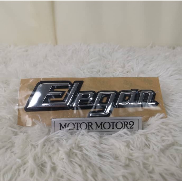 Elegan Mark Name Plate Logo 3D Side Logo Badge for Modenas Elegan ...
