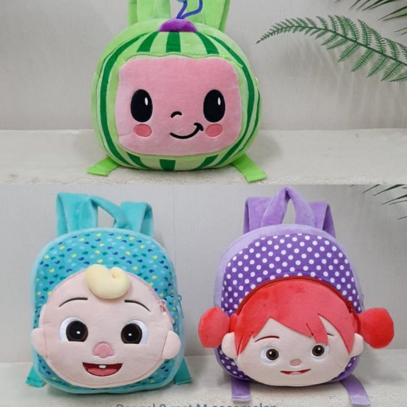 Cocomelon coco melon children's backpack / sling bag | Shopee Singapore