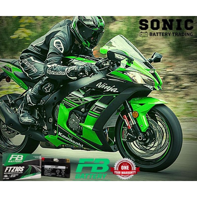 (YTZ10S) FB BATTERY MOTOSIKAL BATERI FURUKAWA BATTERY AGM/VRLA FTZ10S ...