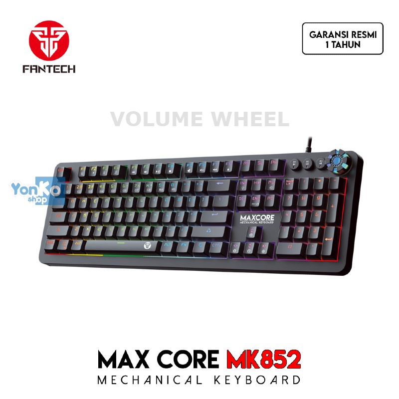 Fantech MAXCORE MK852 Mechanical Gaming Keyboard Macro Programmable ...