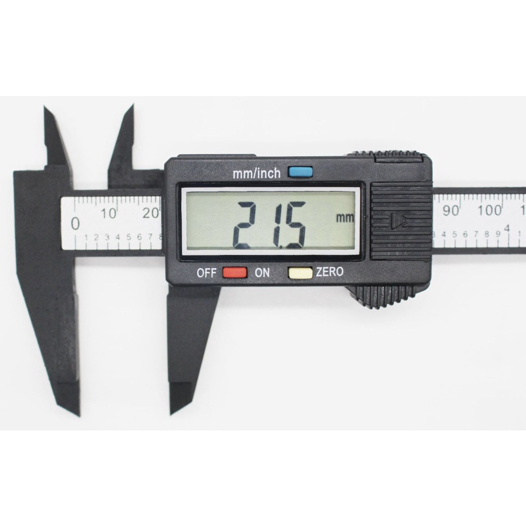 Vernier Caliper tape 150mm measures in mm and inch Digital Ruler LCD ...