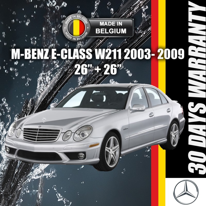 Mercedes-Benz E-Class W211 Wiper 2003 - 2009 26'' + 26'' MADE IN ...