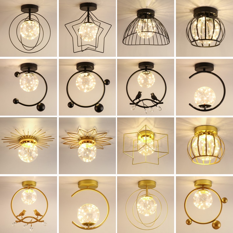 Modern Nordic Style Small Led Ceiling Light For Bedroom Balcony ...