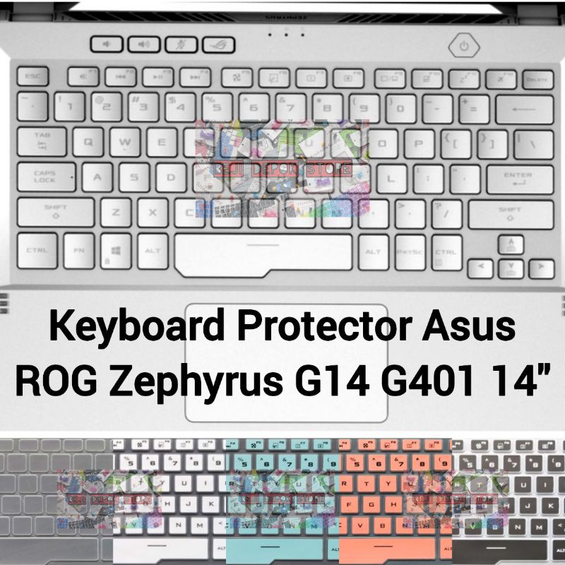 Asus ROG Zephyrus G14 G401 14 inch keyboard Protector | Shopee Singapore
