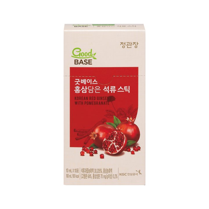 Good Base Korean Red Ginseng with Pomegranate 10ml x 10pcs | Shopee ...