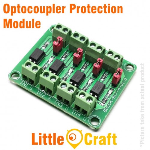 4 Channel Optocoupler Isolated Protection Module | Shopee Singapore