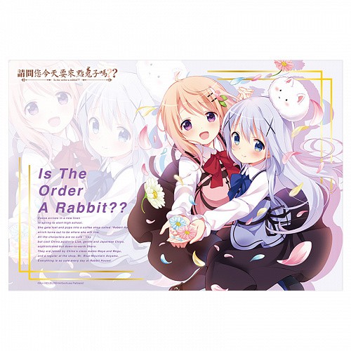 Is The Order A Rabbit? Deskmat - Design C (Kokoro & Chino) | Shopee ...