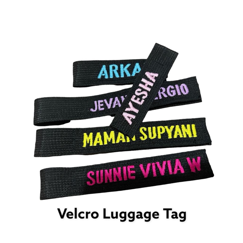 Fawn'G Handmade - CUSTOM NAME Velcro Luggage Tag | Shopee Singapore