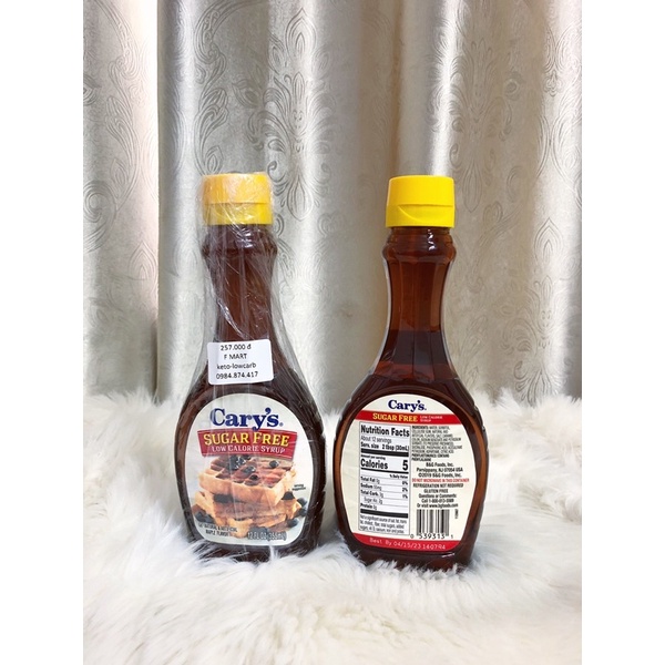 [Sugar-Free Iro] Cary'S Sugar Free Low-Sugar-Free calories Syrup (Keto ...