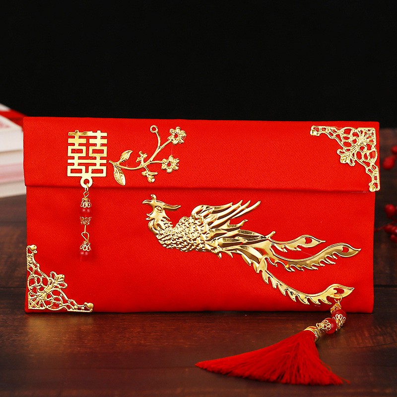 Wedding Red Packet High-grade Brocade Cloth Red Envelope/CNY Hongbao ...