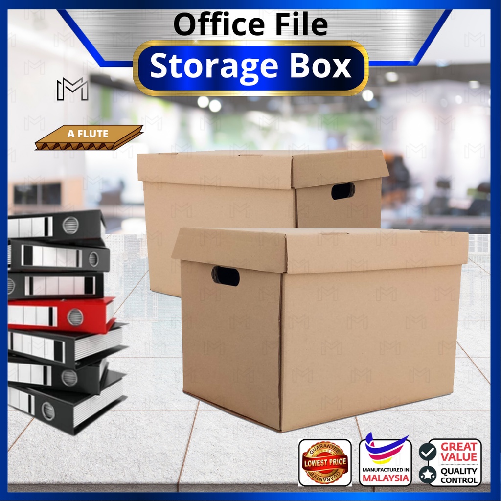 Storage Box Moving Box Document Box Office Box Kotak Packing Box Carton ...