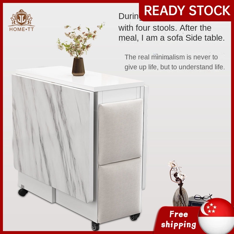 Free Shipping Folding Dining Table Household Small Family Type Movable ...