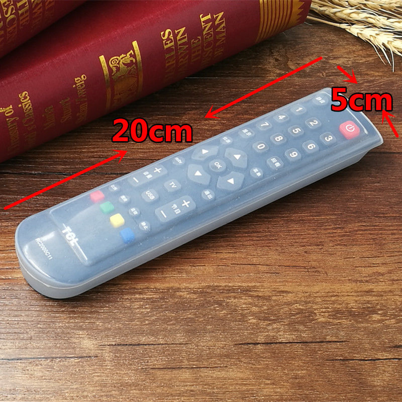 Transparent Silicone Remote Control Protective Cover Air Conditioner TV ...