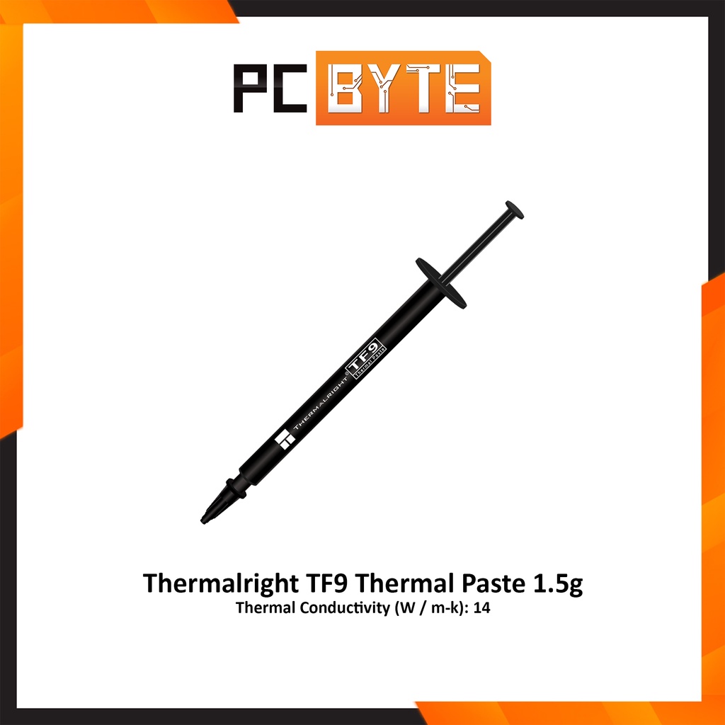 Thermalright TF9 Thermal Paste 1.5g (Non-conductive | Harmless | 14 W/m ...