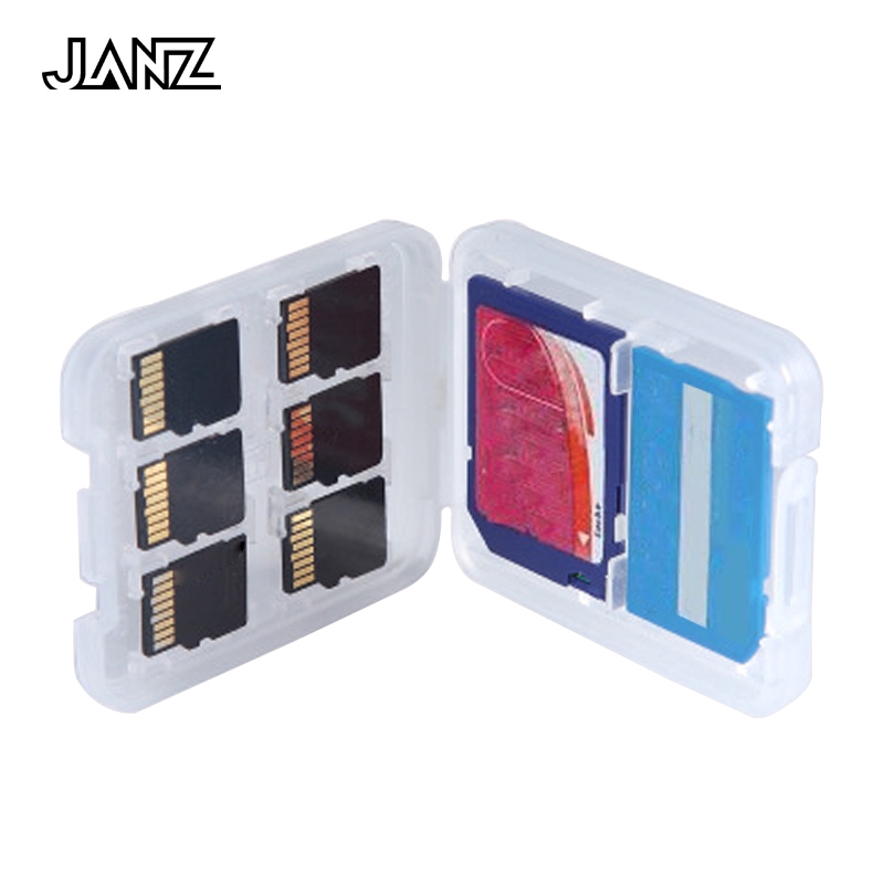 8 in 1 Memory Card Case Micro SD TF SDHC MSPD Memory Card Storage Box ...