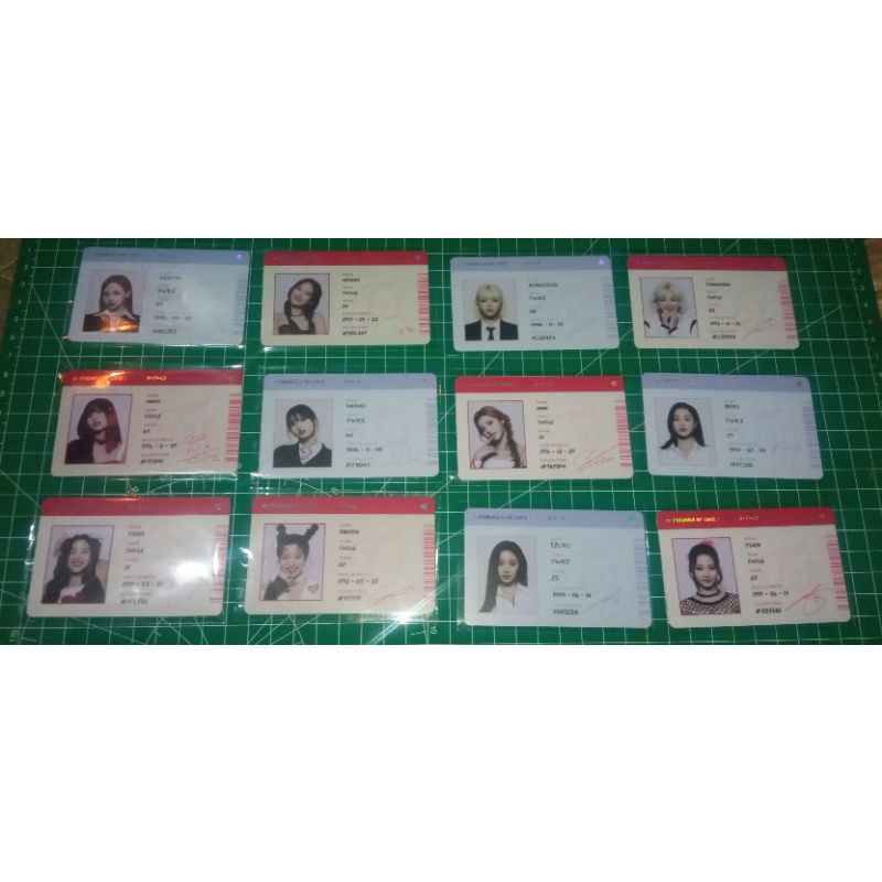 (Sharing) Twice photocard, Scientist ID Card, Index Photo Paper Twice ...