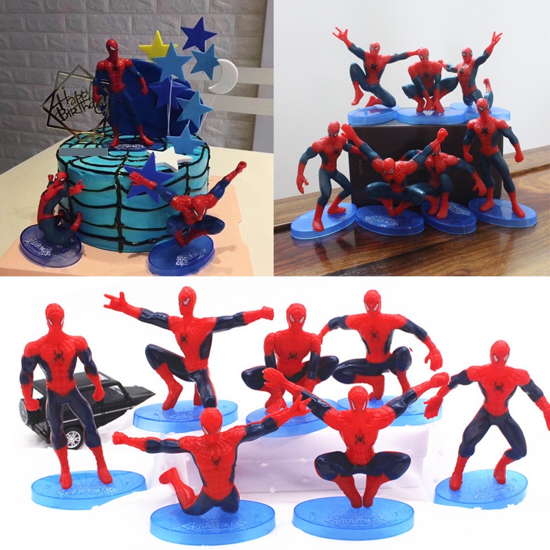Spiderman CAKE TOPPER / SPIDERMAN FIGURE CONTENTS 7 / SPIDERMAN THEME ...