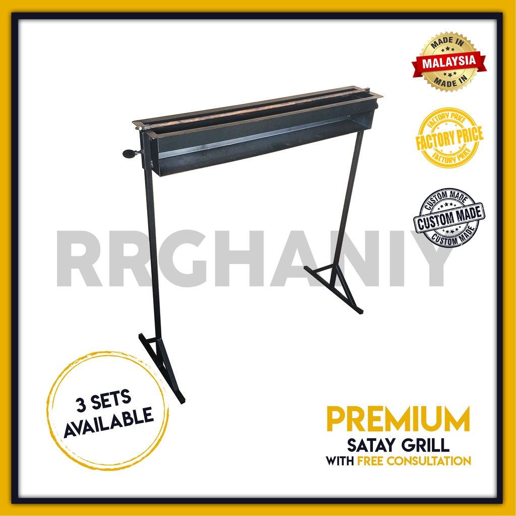RRGhaniy BBQ Grill Outdoor Pembakar Satay Dapur Satay Charcoal Big Size ...