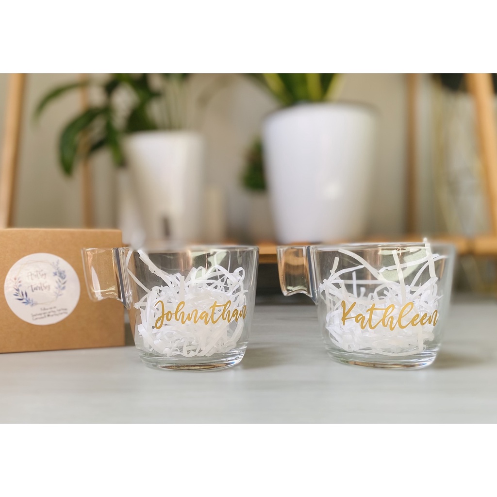 [SG Seller] Personalised/ Customised IKEA Clear Glass Mug - Drinks ...