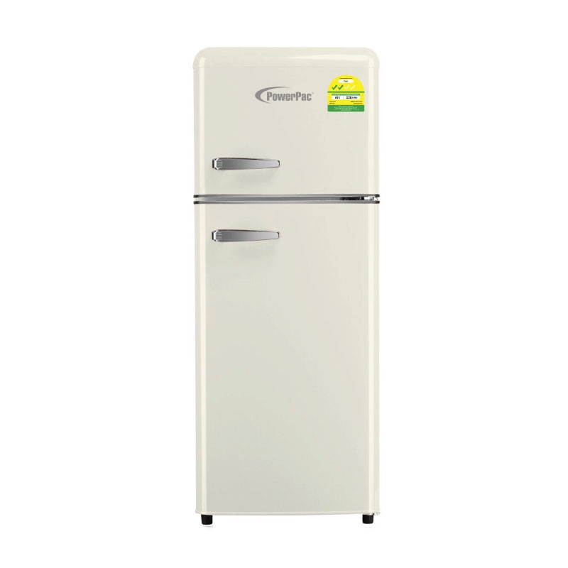 PowerPac 2-Door Fridge 114L Retro Fridge, Mini Fridge (PPF118) | Shopee ...