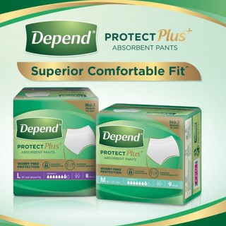 [[Carton Sale]] Depend Protect Plus Pants *** 2size available DEPEND ...