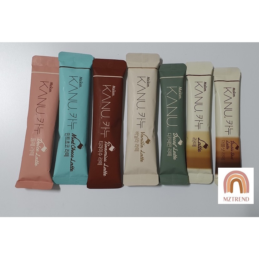 [Kanu] Kanu All Coffee Series/ Instant Coffee / Kanu 7 Flavors / Korean ...