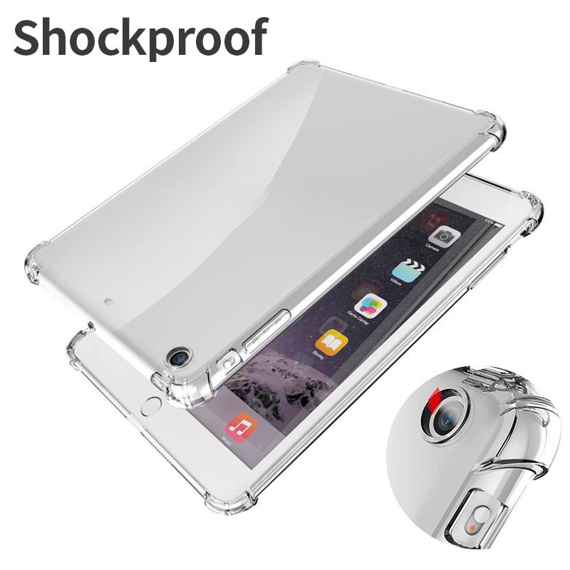 Shockproof Silicone Case For iPad Mini Air Pro 1 2 3 4 5 6 7 8 9 7.9 8. ...