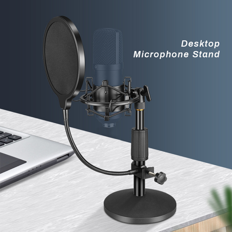 【kenouyo】Desktop Microphone Stand For BM 800 Microphone Holder Arm ...