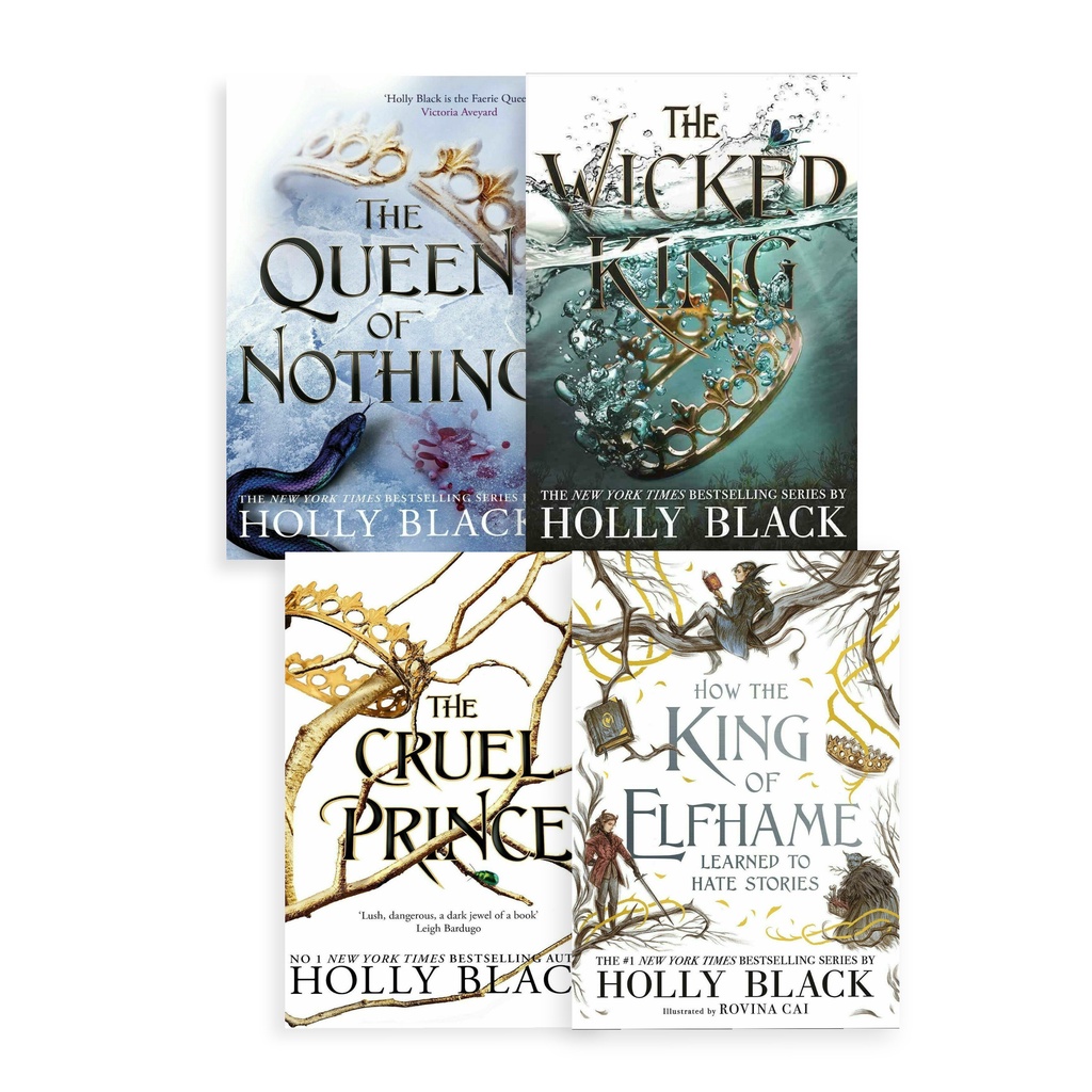 The Folk of the Air Series Holly Black (the Cruel Prince, Wicked King, Queen of Nothing, How the ...
