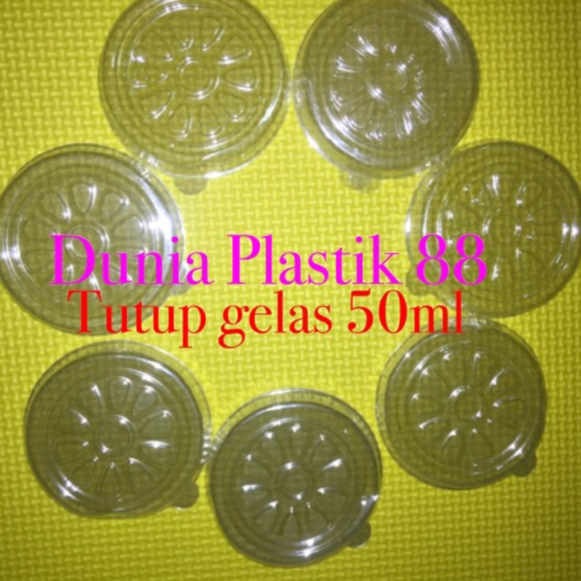 Contents-+50pcs 50ML 65ML agar GLASS LIDS thin clear plastic cups ice ...