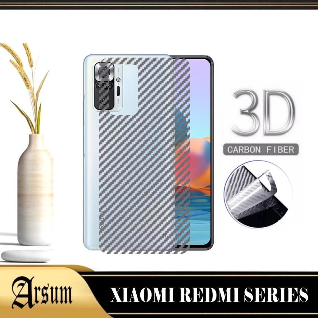 PROMO Garskin Skin Carbon XIAOMI REDMI NOTE 10 PRO, NOTE 10 PRO MAX ...