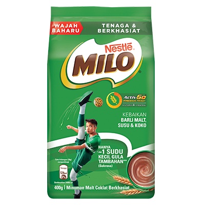 Milo Activ-Go Powder 400g - Malaysia | Shopee Singapore