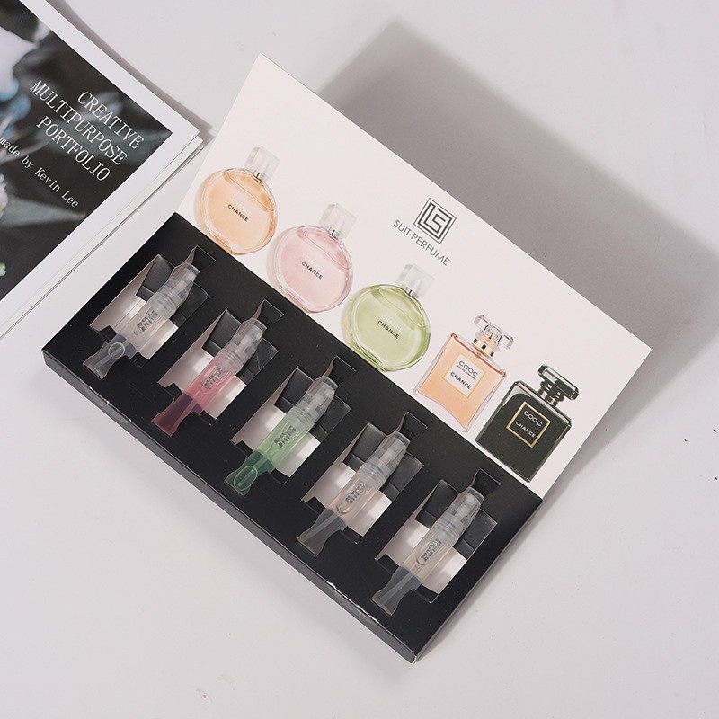The Beauty Street 3ml 5in1 Flower Fragrance Mini Pocket Perfume Set ...