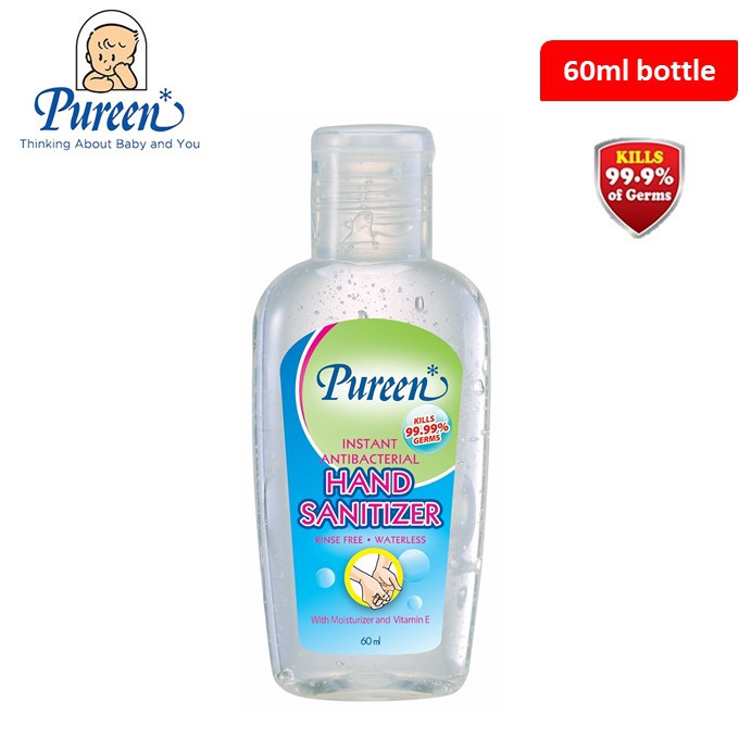 Pureen Antibacterial Hand Sanitizer 60ml | Shopee Singapore