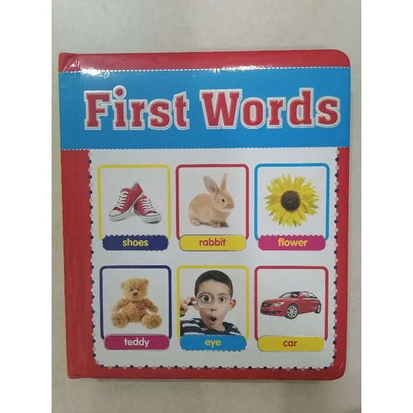 HARDCOVER Children First Words 95% NEW | Shopee Singapore