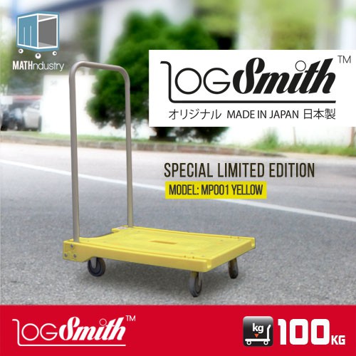 * Made in Japan * Special Limited Edition Yellow Mini Hand Truck 100kg ...
