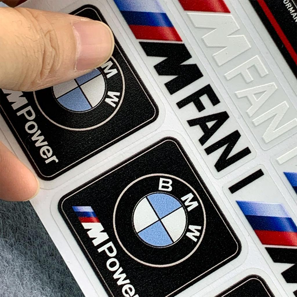 Polymer Car Body Nameplate Sticker for BMW M Power M6 M8 E46 E60 E39 ...