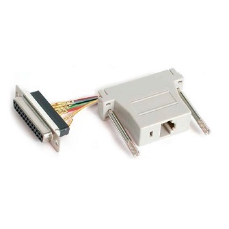 25pin DB25 to RJ45 Modular Adapter Female | Shopee Singapore