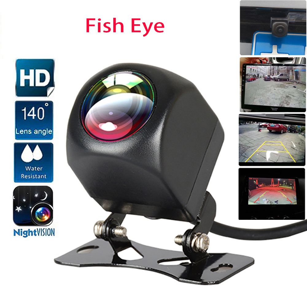 HD Car Rear View Camera Fish Eye Lens Starlight Night Vision Car ...