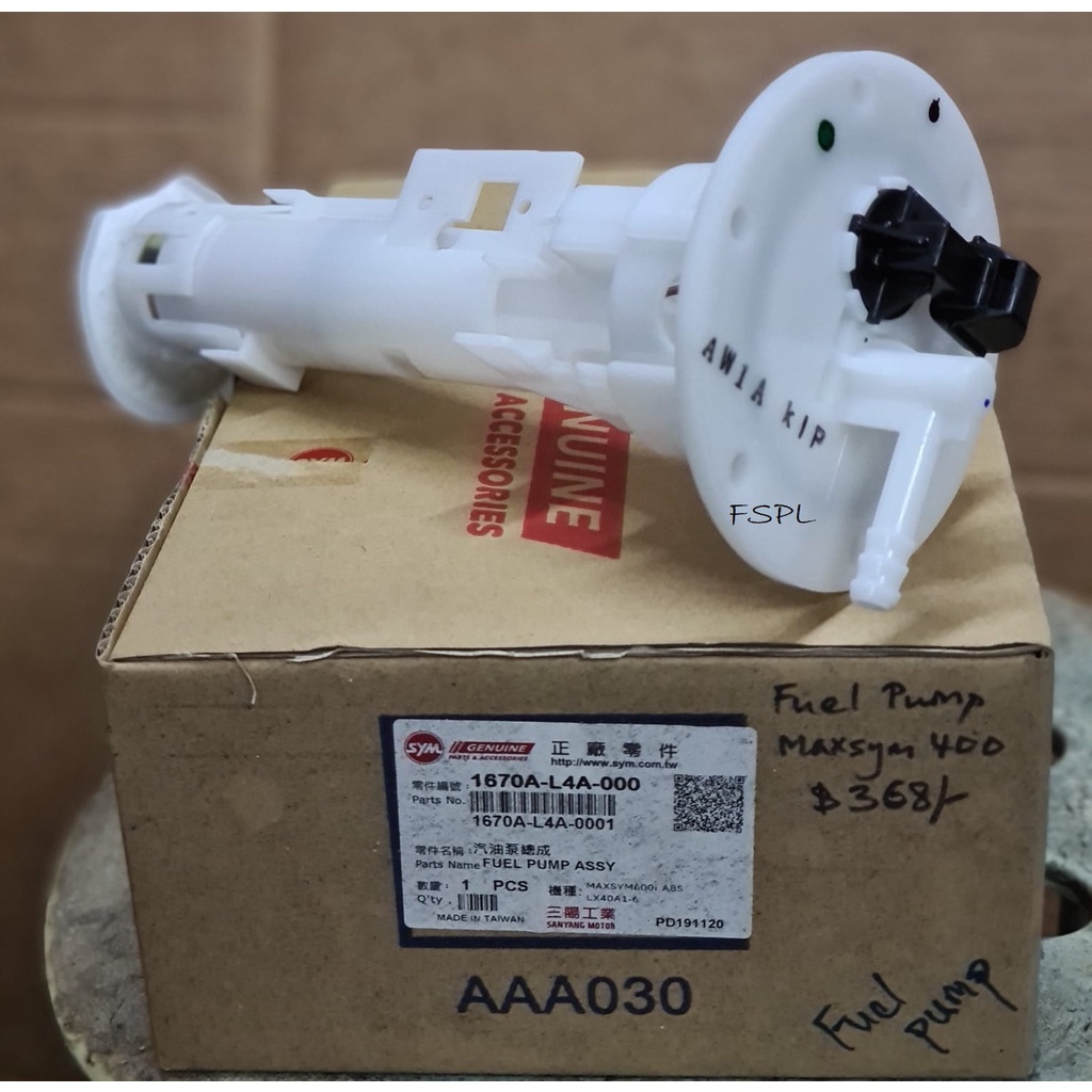 SYM Maxsym 400 Fuel Pump Assy (Genuine SYM Spare Part) | Shopee Singapore