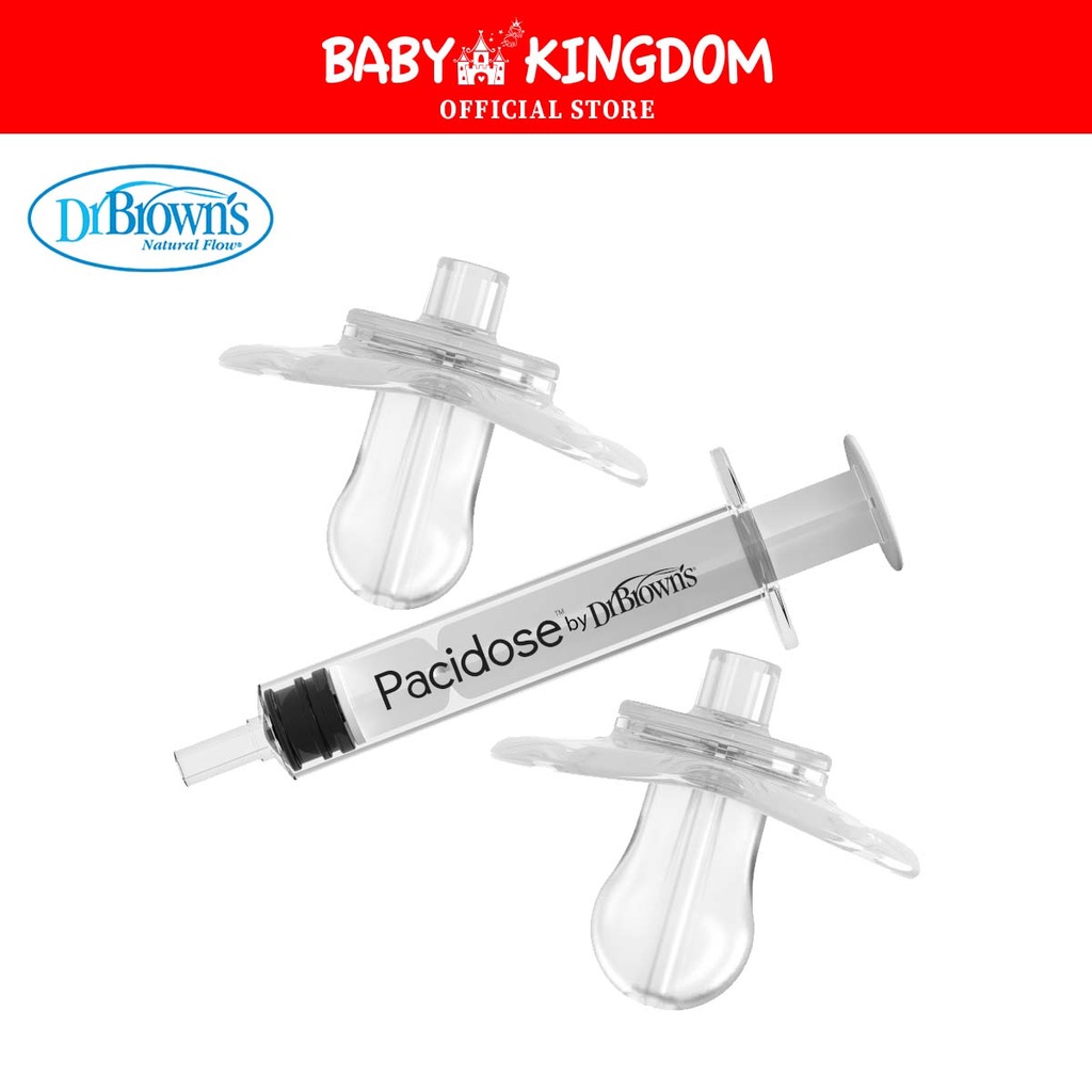 Dr Brown's Pacidose Liquid Medicine Dispenser Combo Pack (2 Pacifiers ...