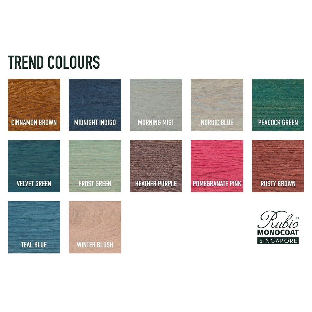 Rubio Monocoat Oil Plus 2C Set (A+B) - 350ml (Standard Colors) | Shopee ...