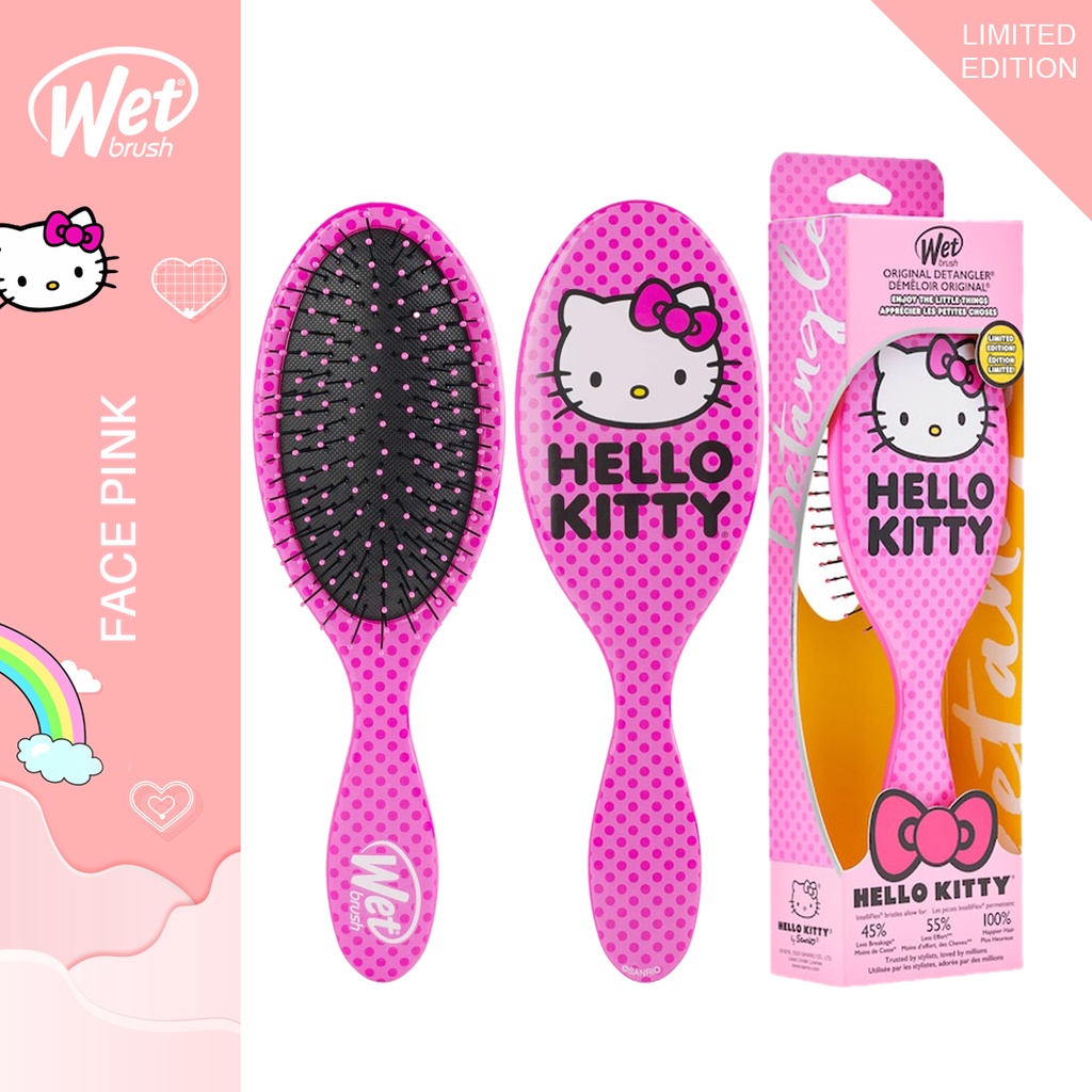 The Wet Brush Hello Kitty Face Pink | Shopee Singapore
