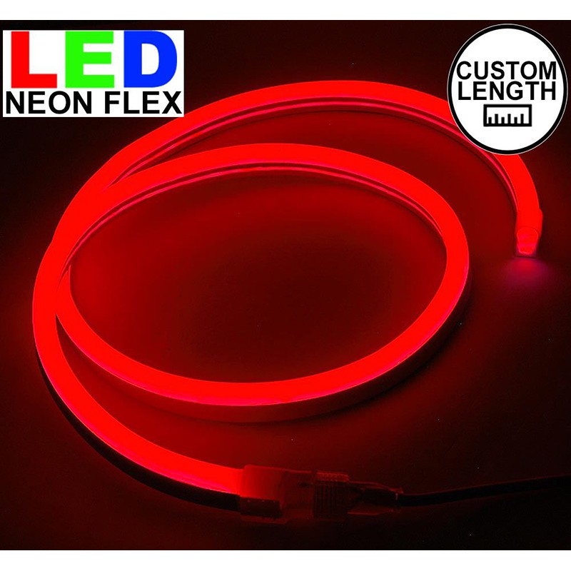 MERAH Custom Red flexible Rope light neon Led lamp Red meter/ (not ...