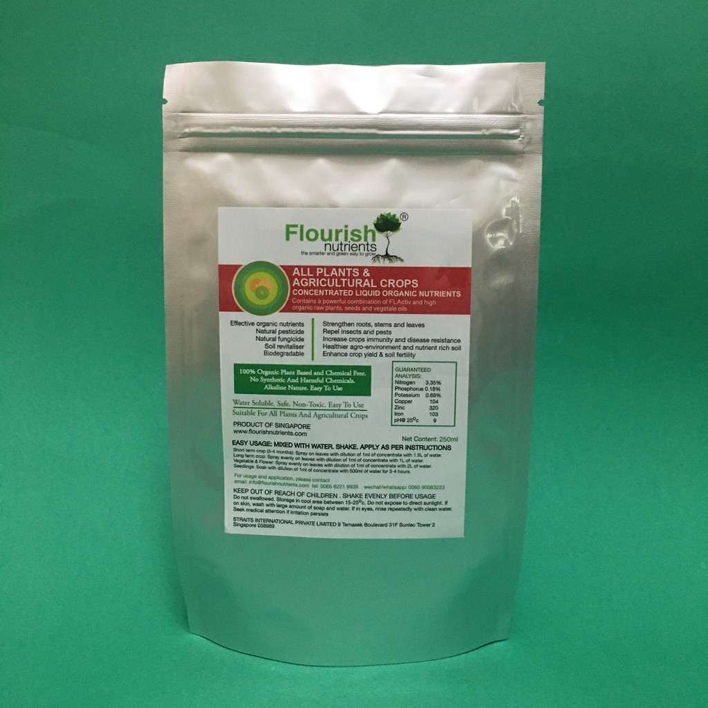 Flourish 100% Organic Concentrated Liquid PLANTS BASED - Non Toxic ...