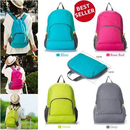 Foldable Backpack Folding Travel Backpack Folding Backpack Waterproof ...