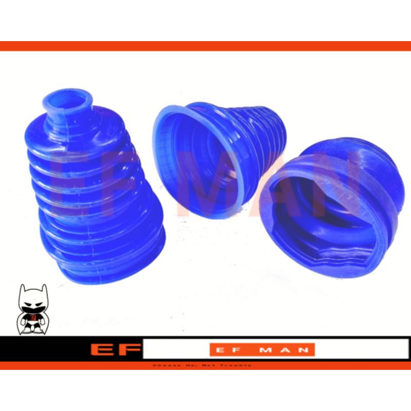 UNIVERSAL SILICONE DRIVE SHAFT COVER BOOT INNER OUTER AMIKO WIRA SAGA ...