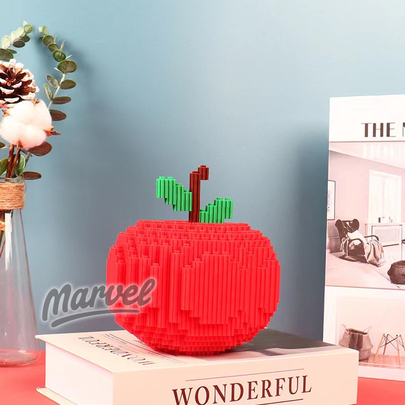 Nano Block Apple Series| Bricks education Nano Block (Gift & Display ...