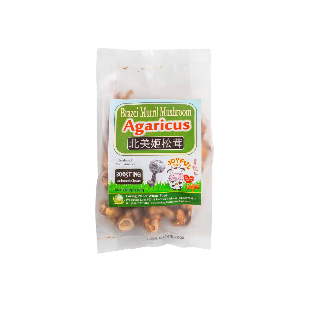 Loving Planet - Dried Mushrooms, Agaricus Brazei Murril (80g) | Shopee ...